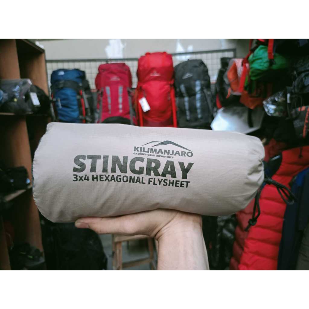 Jual Paket Flysheet Hexagon Kilimanjaro Stingray 3x4 M Hexagonal plus ...