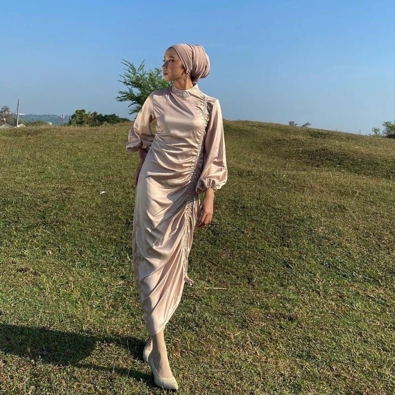 Jual Gamis Pesta Mewah Elegan Gamis Dewasa Dress Remaja Kekinian ...