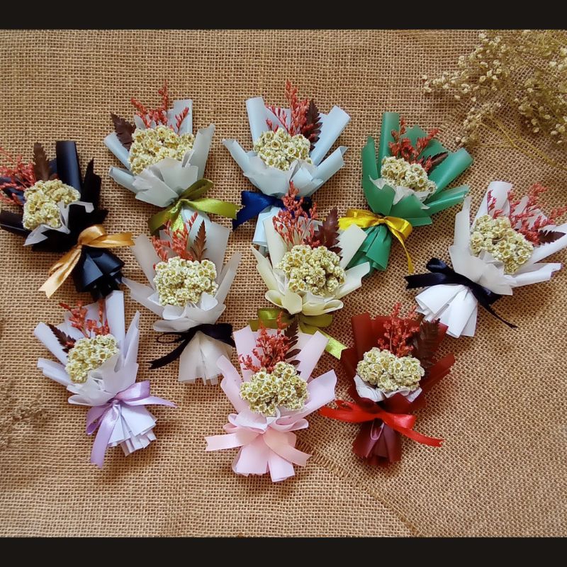 Jual mini buket bunga kering edelweis | Shopee Indonesia