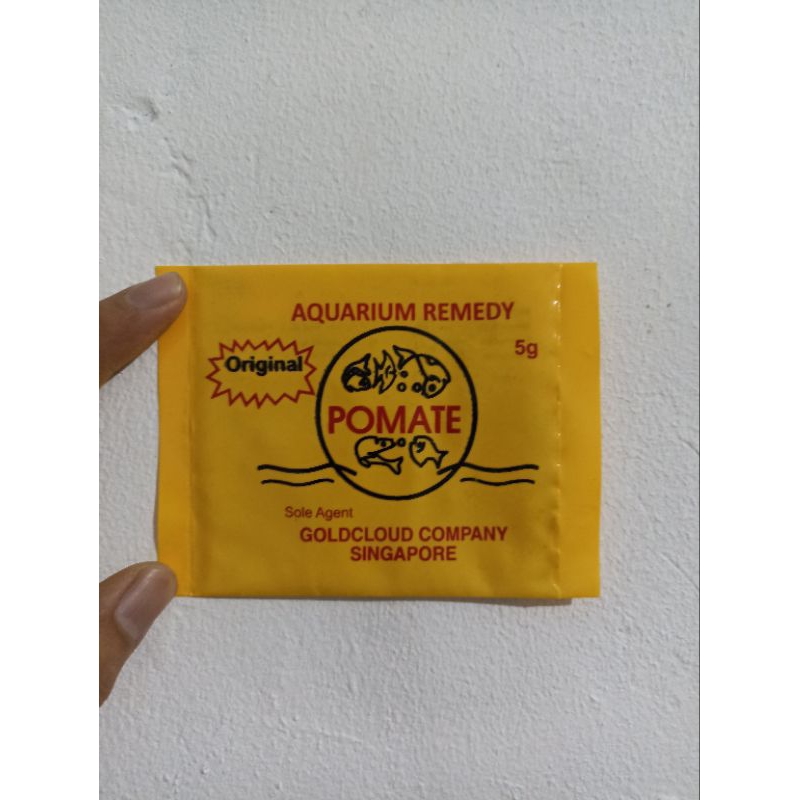 Jual Pomate Original Singapore 5 gr Pomet Obat Ikan Hias Jamur | Shopee ...