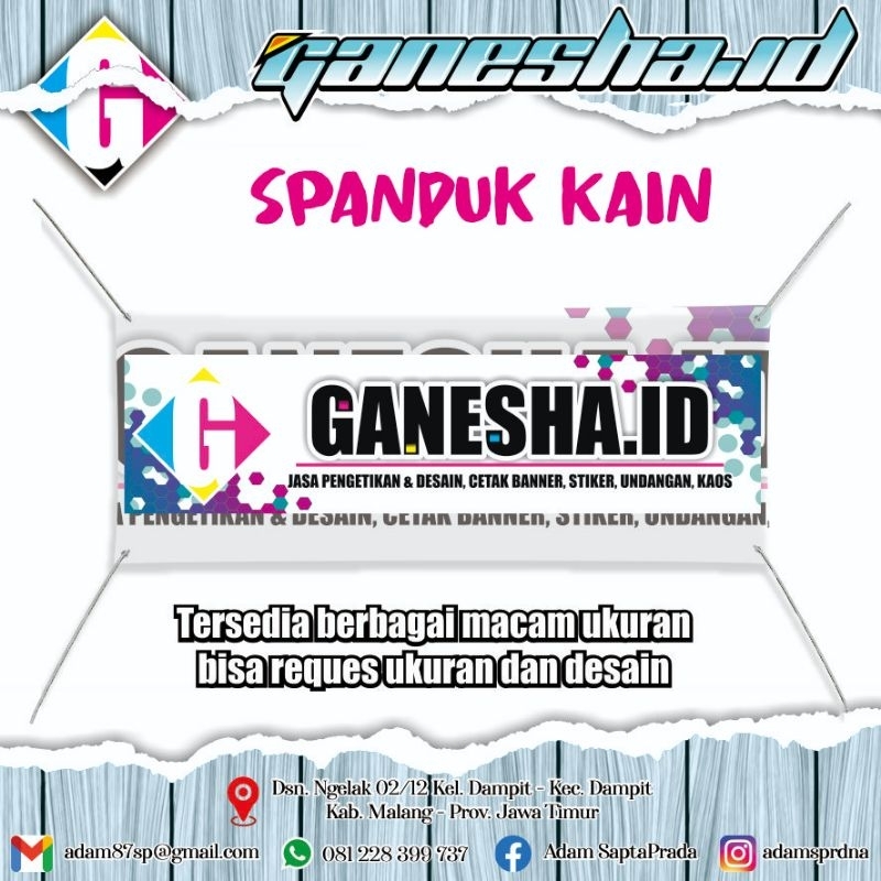 Jual Spanduk Kain / Banner Kain / Spanduk Custom | Shopee Indonesia