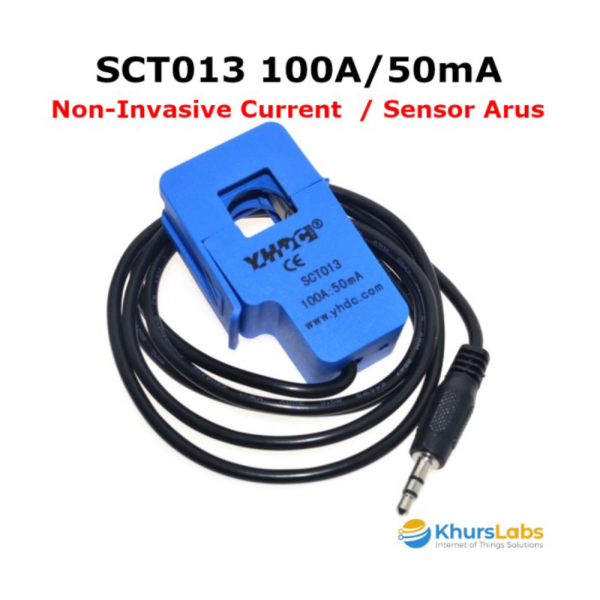 Jual SCT013 100A 50mA Non invasive AC Current Sensor Arus Klem ...