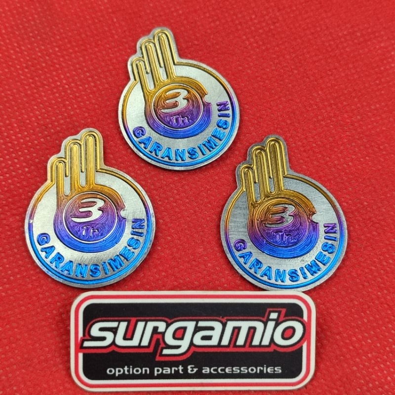 Jual Emblem yamaha garansi titanium emblem titanium Vietnam | Shopee ...
