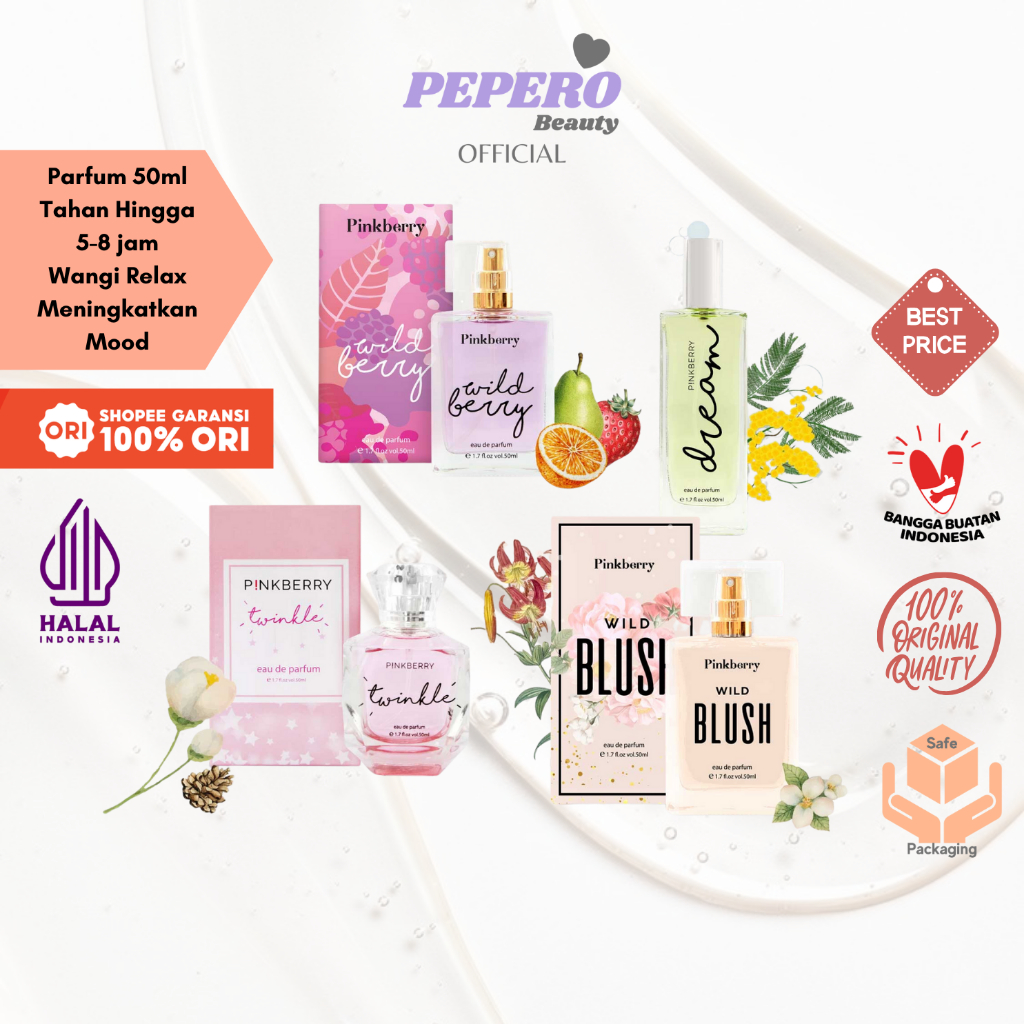 Jual PINKBERRY Eau de Parfum (EDP) 50ml - Twinkle | Wild Blush | Wild ...
