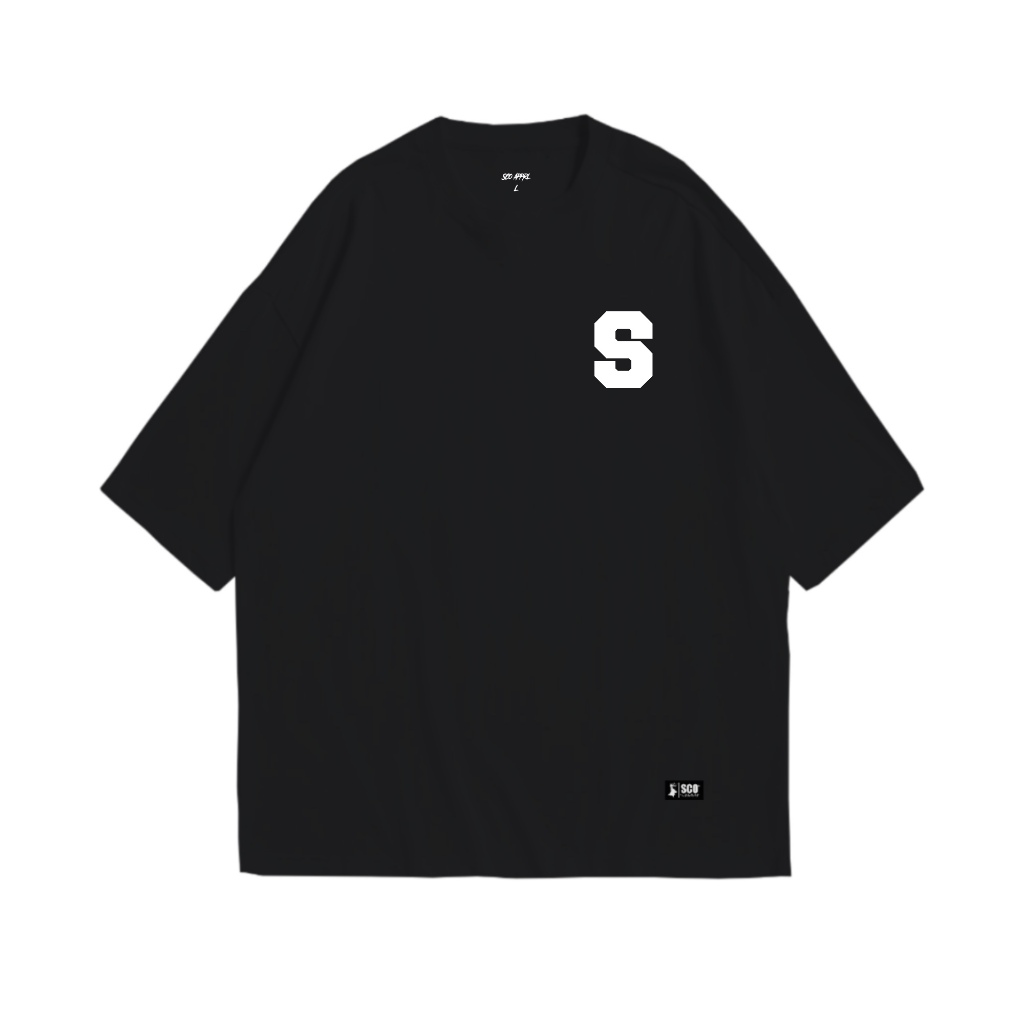 Jual SCO T-SHIRT HITAM(BETTER LUCK) | Shopee Indonesia