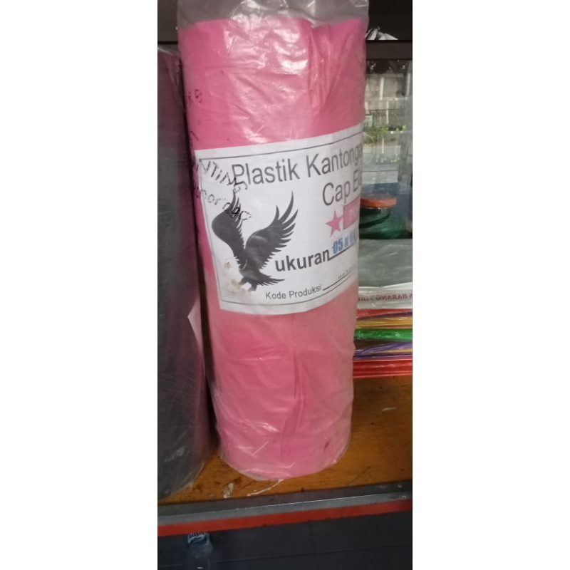 Jual plastik cap elang pink meteran p 5meter | Shopee Indonesia