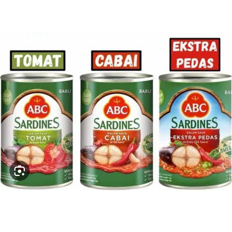 Jual ABC sarden 155 gram | Shopee Indonesia