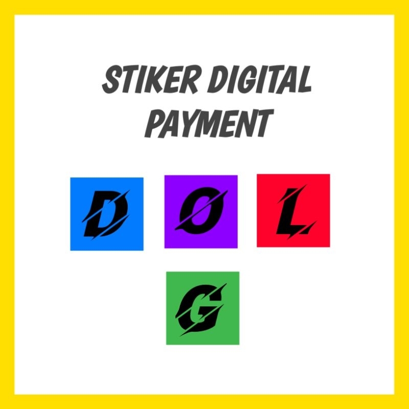 Jual STICKER DIGITAL PAYMENT | Shopee Indonesia