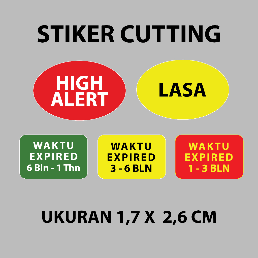 Jual Stiker Expired Stiker lasa stiker high alert | Shopee Indonesia