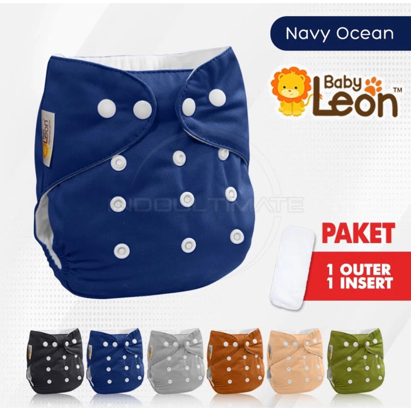 Jual Ori Baby Leon Clodi popok kain bayi warna navy ocean free insert ... Jual Ori Baby Leon Clodi popok kain bayi warna navy ocean free insert ...
