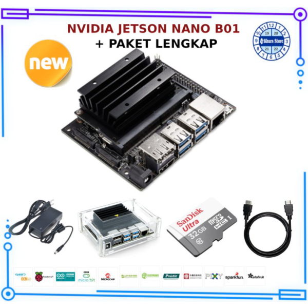 Jual Nvidia Jetson Nano Developer Kit B01 - Paket - 32 Limited | Shopee ...