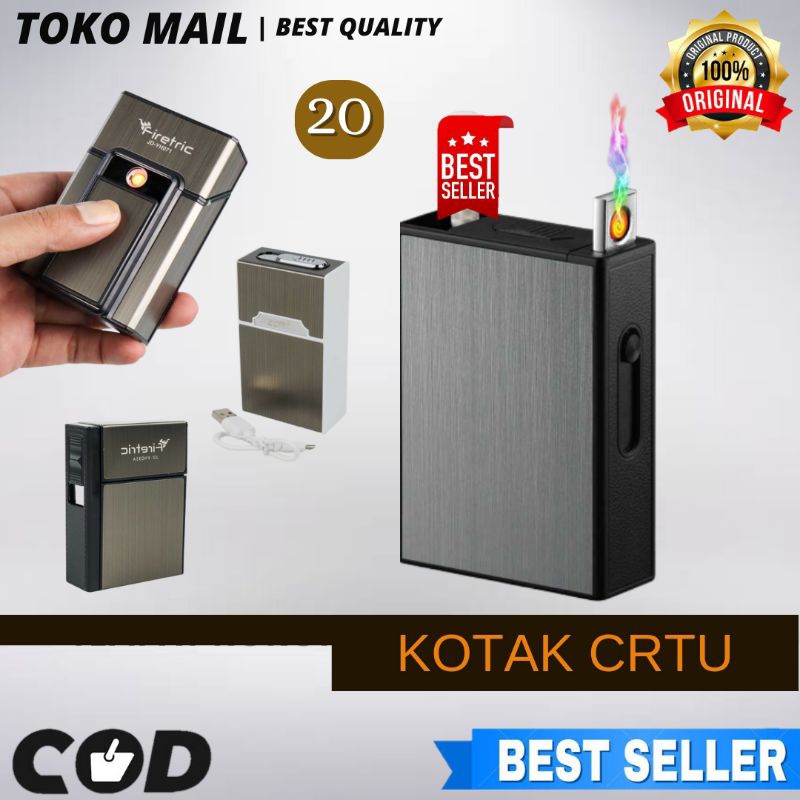 Jual Kotak ROKOKO Elektrik Muat 20 Slot Waterproof Tempat roko&korek ...