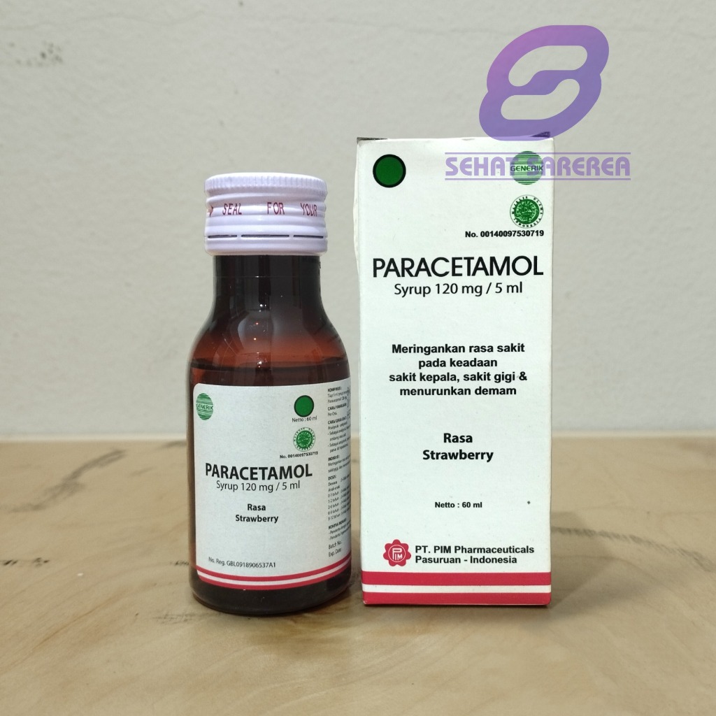 Jual Paracetamol Sirup 60 ml Generik Pim Inf Ifars | Shopee Indonesia