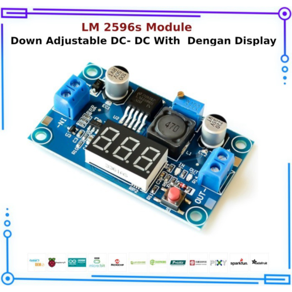 Jual LM2596s Modul Step Down Adjustable Dc - LM2596 s With Display Voltage Limited | Shopee ...