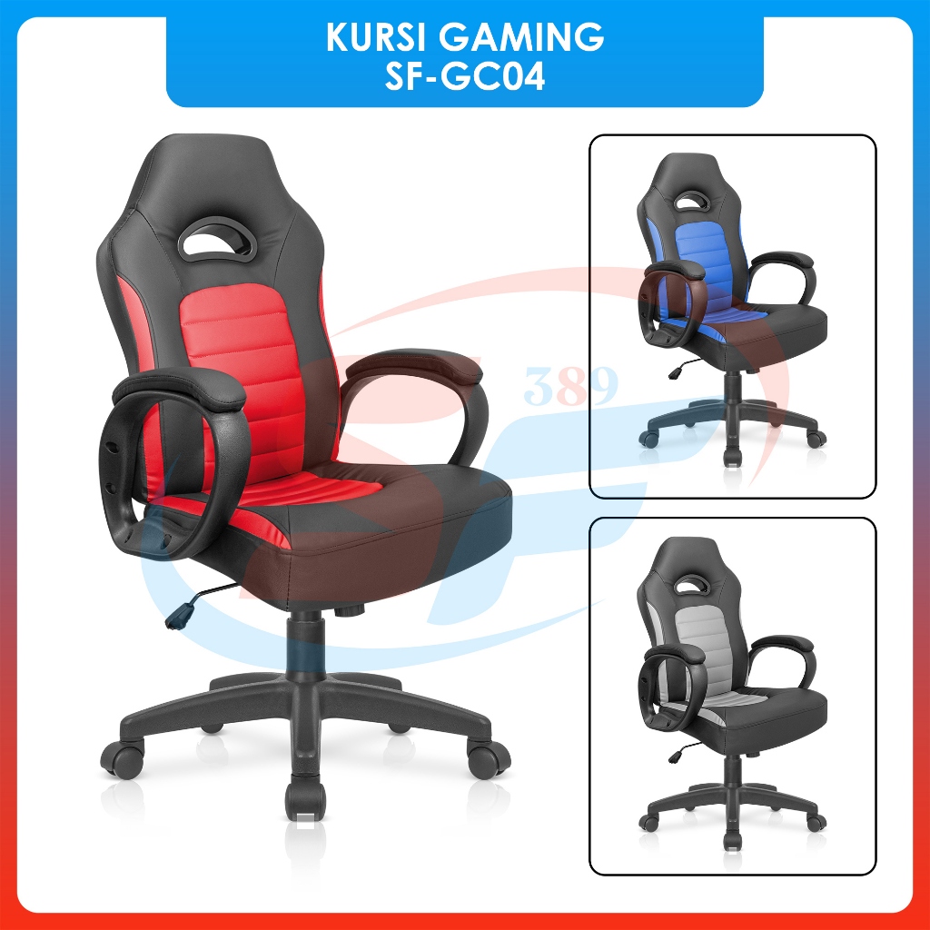 Jual Kursi Gaming Kursi Kerja Kursi Racing Kursi Gamer SF-GC04 | Shopee Indonesia