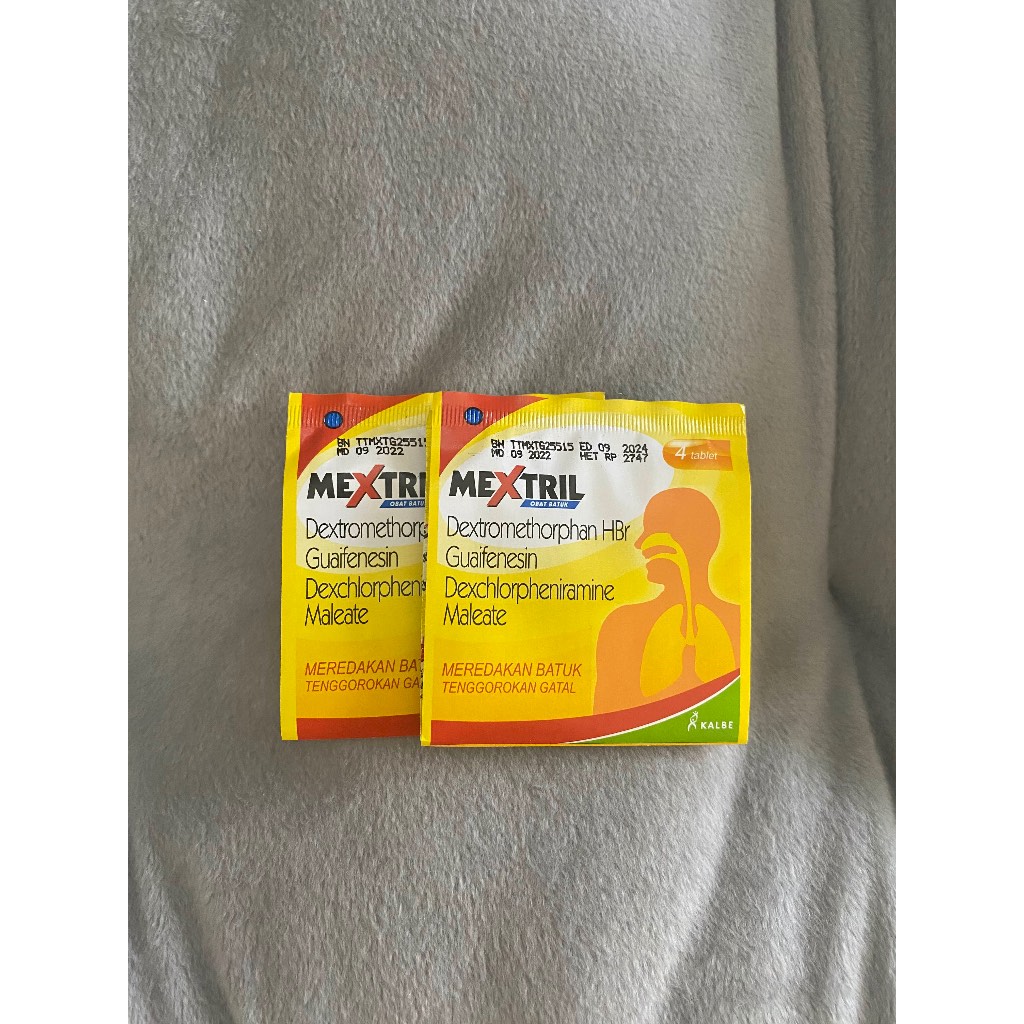 Jual Mextril Tablet Obat Batuk (PER STRIP) | Shopee Indonesia