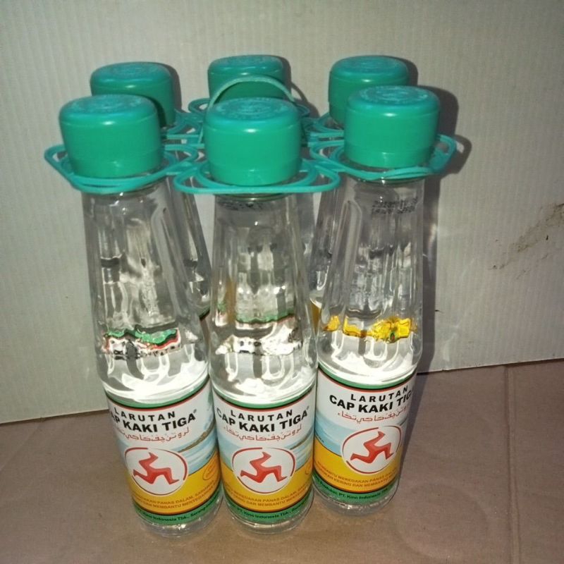 Jual larutan botol Cap kaki tiga (paket 6 pcs) | Shopee Indonesia