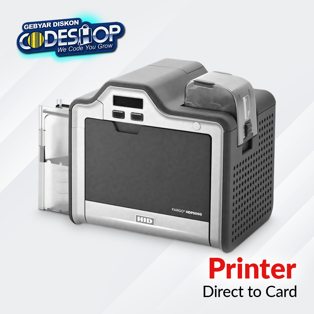 Jual Fargo HDP5000 Printer ID Card Single Side Cetak Kartu PVC 300dpi ...