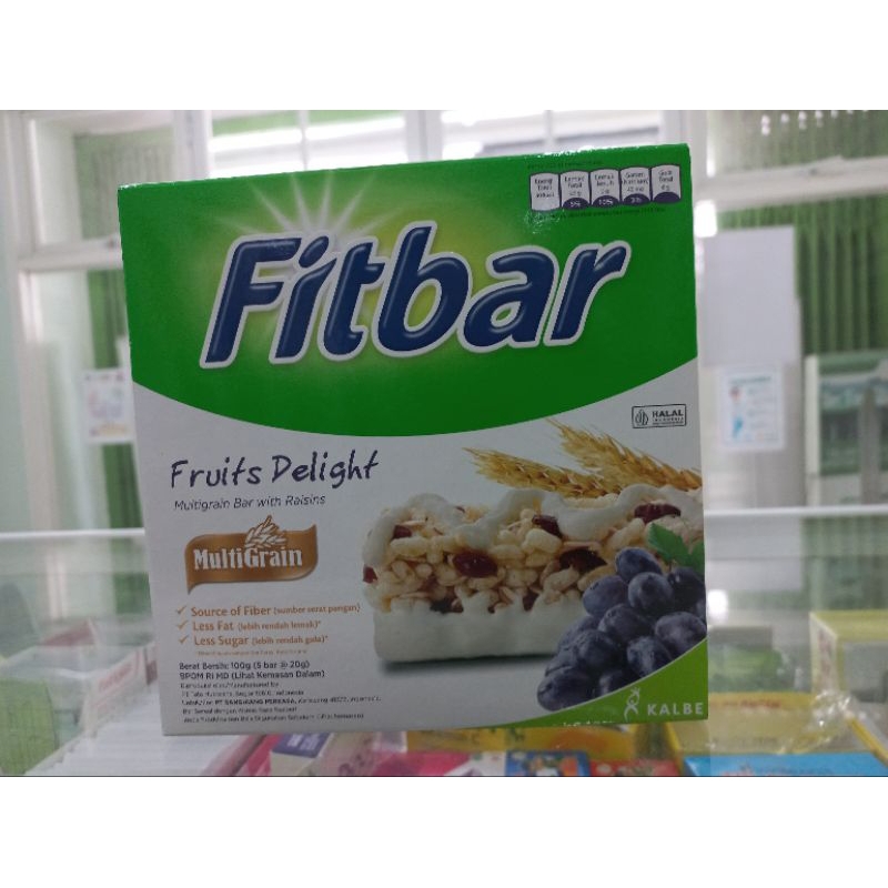 Jual Fitbar fruits delight (5 bar x20 gr) | Shopee Indonesia