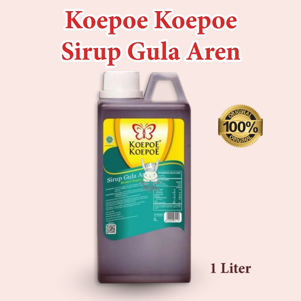 Jual koepoe Koepoe Sirup Gula Aren | Kupu Kupu 1 Liter | Shopee Indonesia