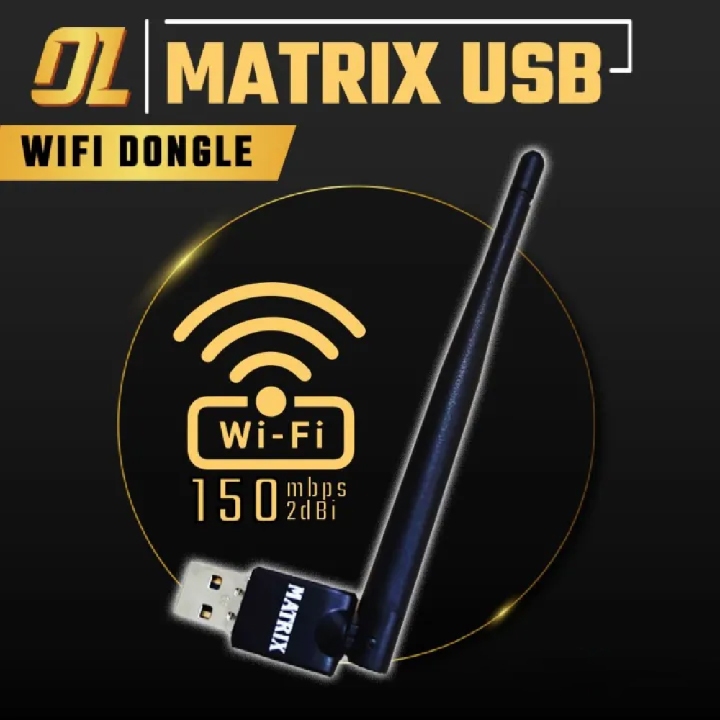Jual Matrix USB Dongle Wireless WIFI Receiver USB Adapter 802.11N ...