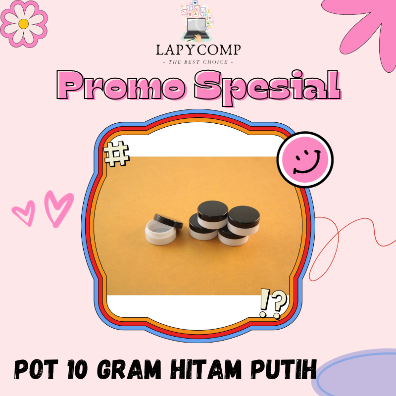 Jual OBRAL MURAH SHARE IN JAR KOSMETIK 10 GRAM HITAM PUTIH - KEMASAN ...