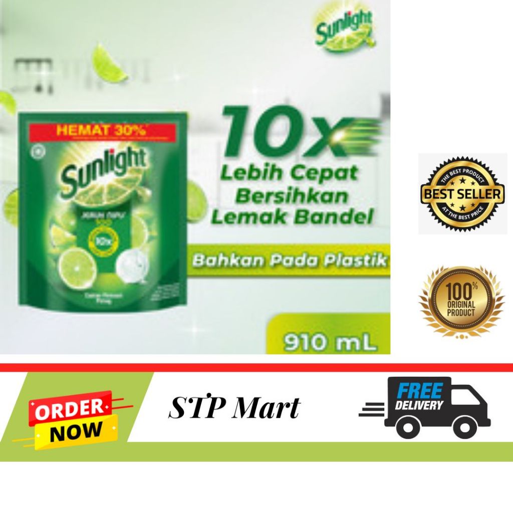 Jual SUNLIGHT Sabun Cuci Piring Jeruk Nipis 910ml | Shopee Indonesia