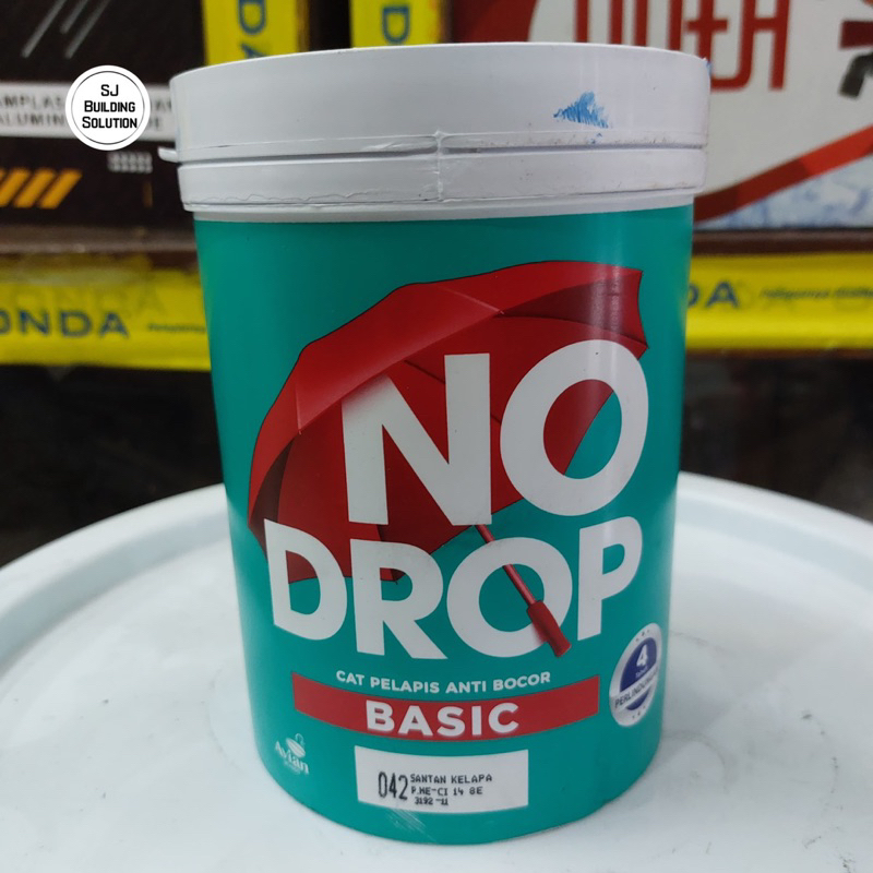 Jual NO DROP BASIC 1KG 1 KG CAT PELAPIS ANTI BOCOR NO DROP PUTIH ( SANTAN KELAPA ) | Shopee ...