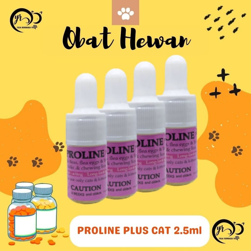 Jual PROLINE PLUS CATt 2.5ml - Obat Tetes Pembasmi Telur Kutu Kucing ...