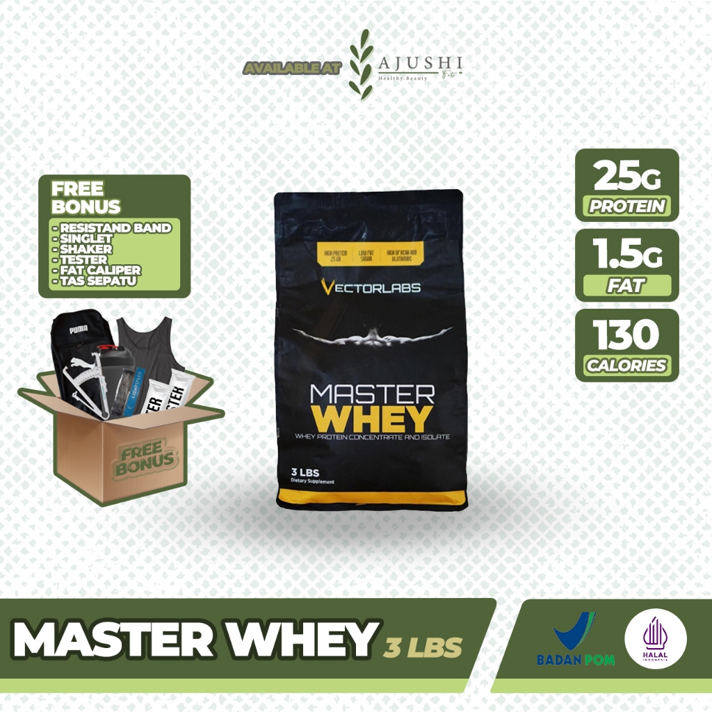 Jual Vectorlabs Master Whey 3lbs ( Whey Protein Concentrate / Isolate ...