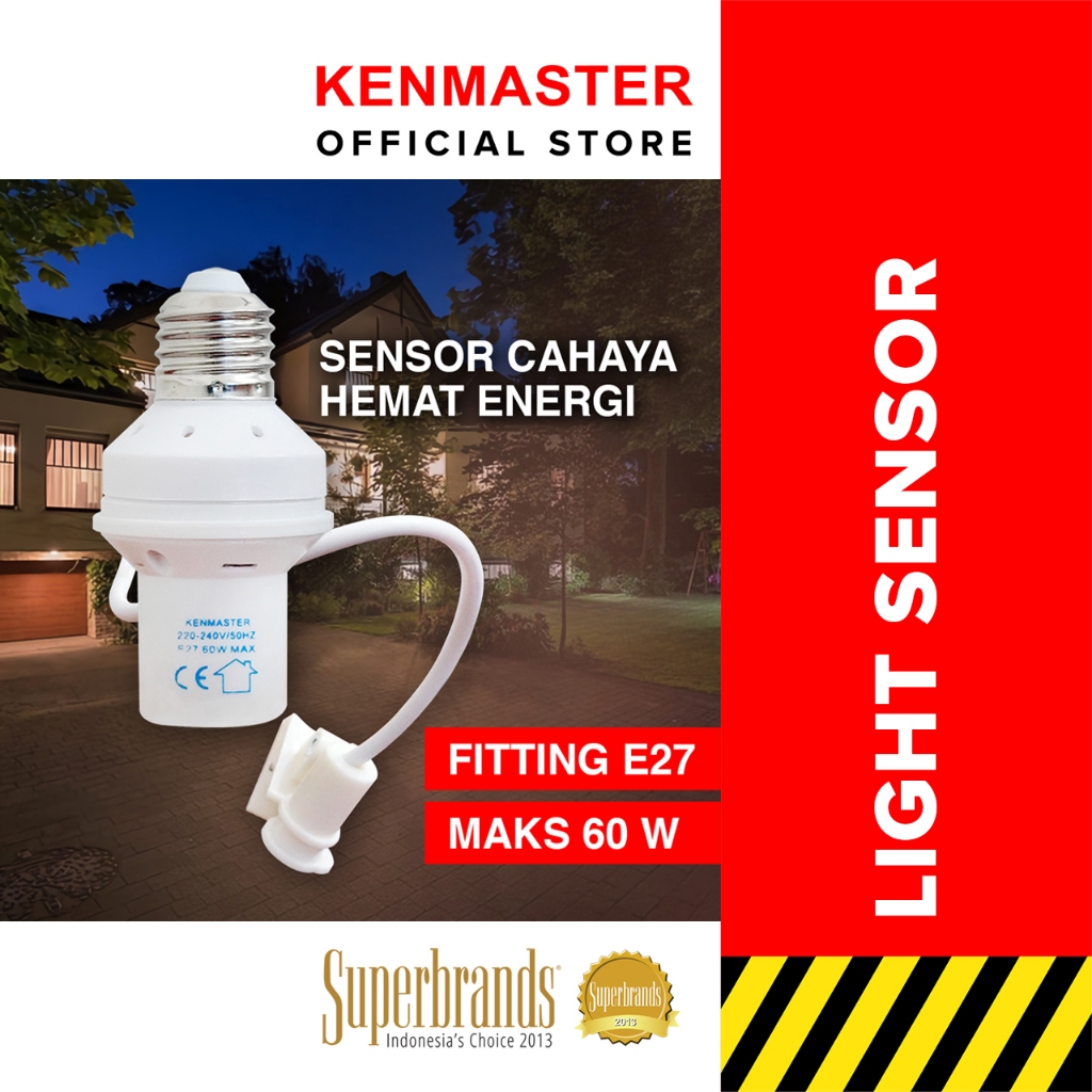 Jual Kenmaster Light Sensor / Lampu Sensor Otomatis | Shopee Indonesia