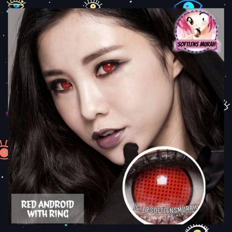 Jual Softlens Cosplay Softlens Halloween Makima Gojo Chainsaw man power ...