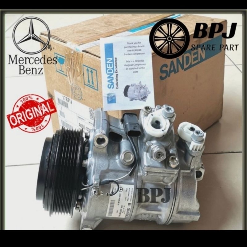 Jual Compressor Compresor Kompresor AC Mercy C Class C200 All New W205 GLC 250 GLC250 ORI SANDEN ...
