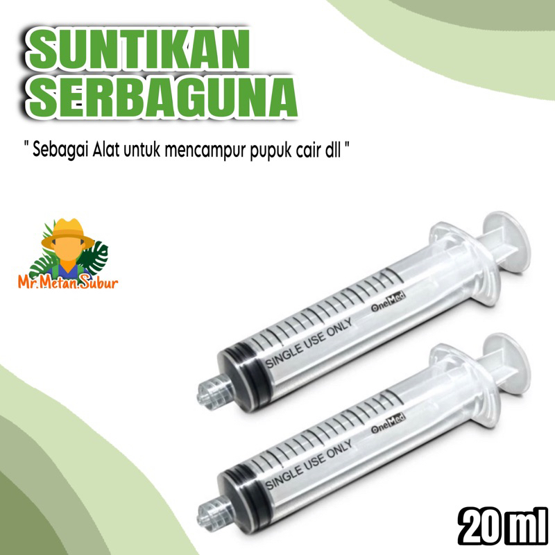 Jual Takaran bentuk suntikan serbaguna 20 ml hydroponik / hidroponik ...