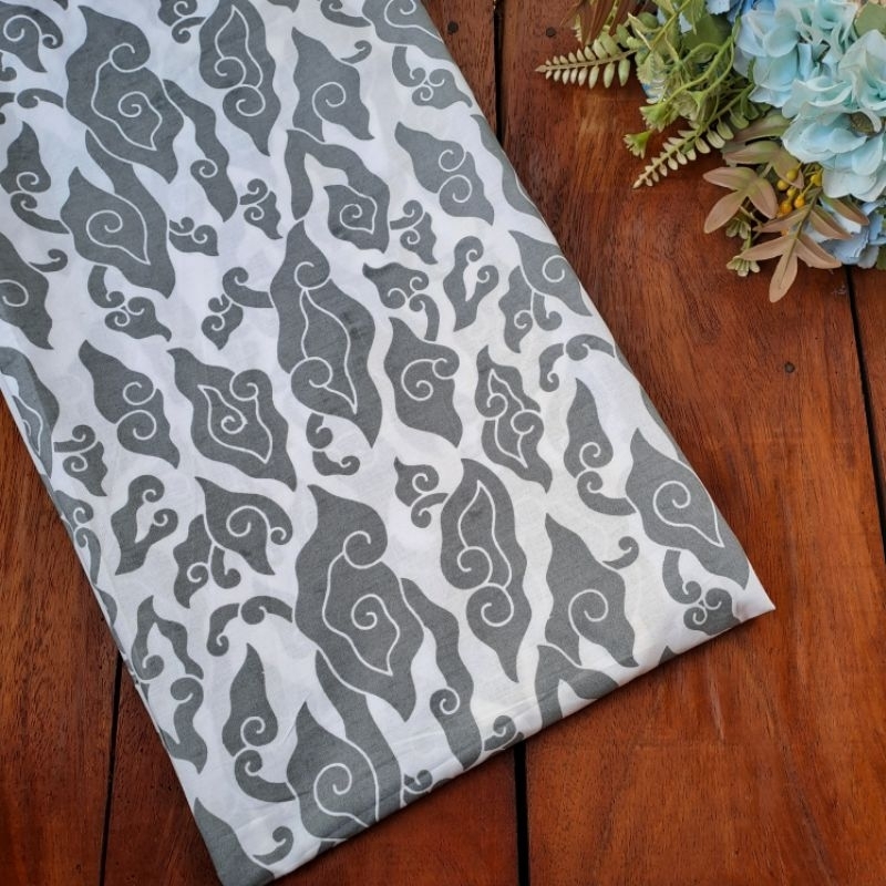 Jual Kain Batik Printing Mega Mendung Bahan Tetron Rayon Fashion Batik ...