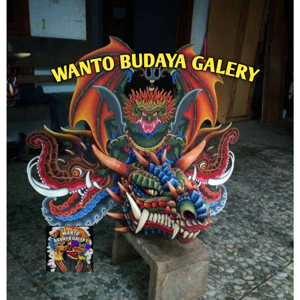 Jual Barongan Devil Kayu Asli Set Kemul Panjang tinggal pakai ukuran ...