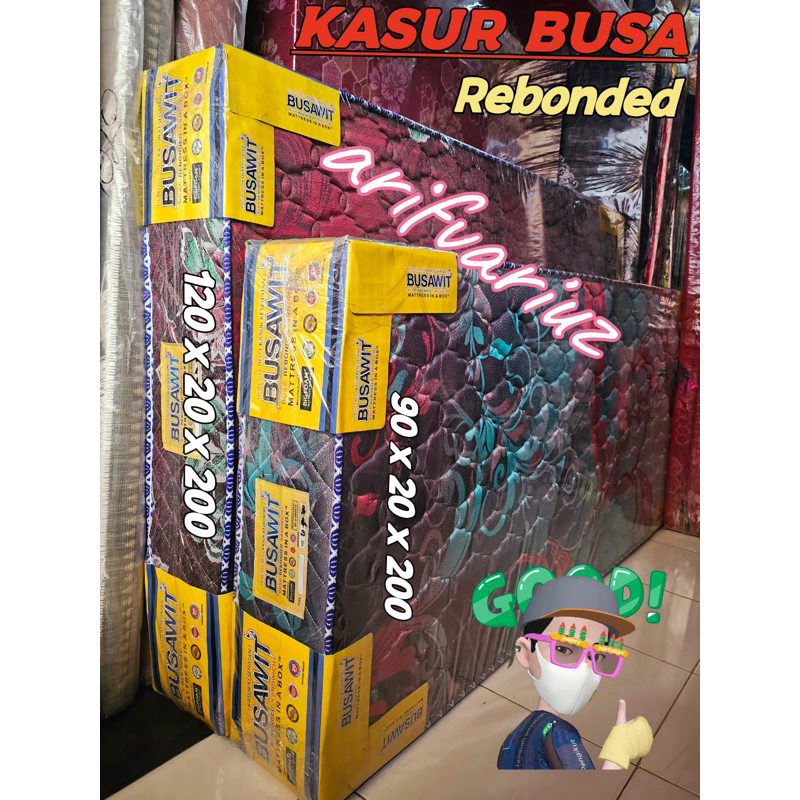 Jual ( Pre Order ) KASUR BUSA REBONDED PADAT BERAT BUSAWIT DREAMBED ...