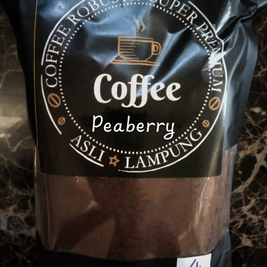 Jual Kopi Lanang Robusta Peaberry 250 gram Asli Lampung Kopinya Para ...
