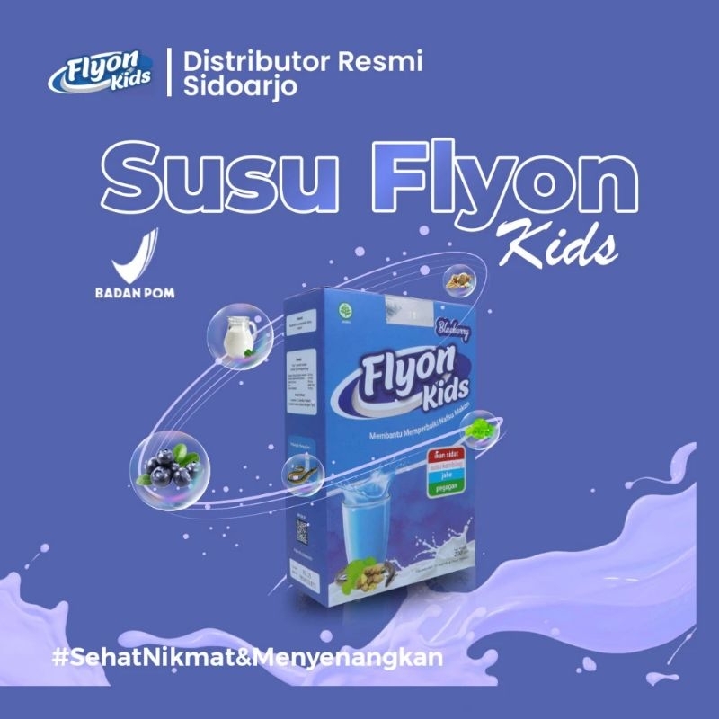 Jual Susu Flyon KIDS Susu Penggemuk Badan Anak Original Vitamin ...