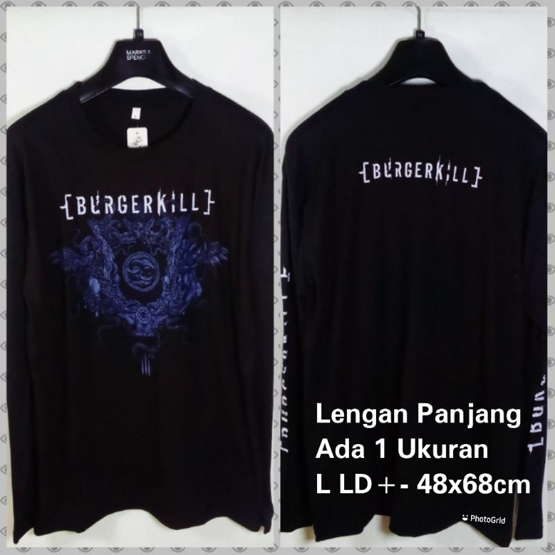 Jual Kaos Band Metal Burgerkill Killchestra Lengan Panjang | Shopee ...