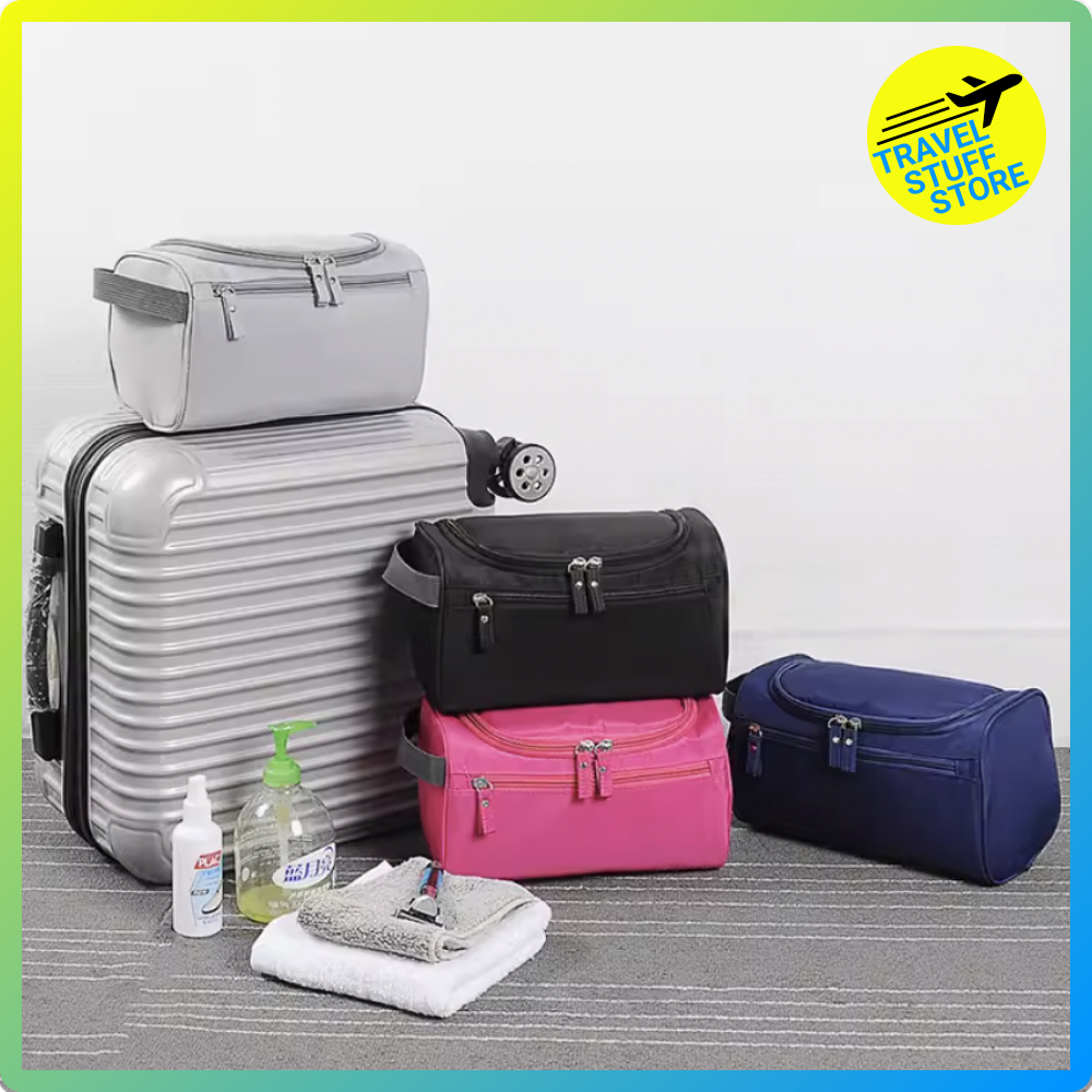 Jual Korean Toiletries Bag Side Strap / Tas kosmetik / Tas perlengkapan ...