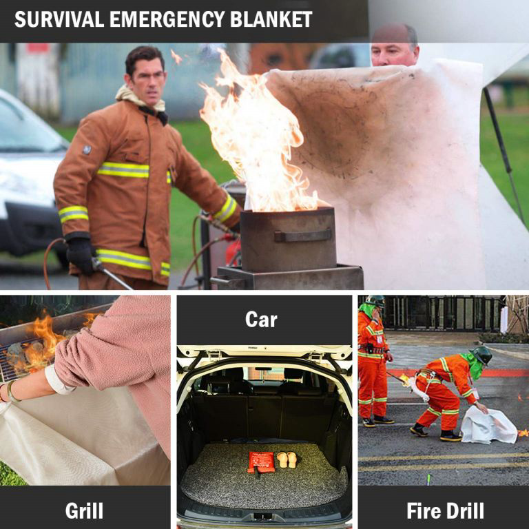 Jual Langsung Beliii.. 150 X 150 cm Fire Blanket Alat Pemadam Api ...