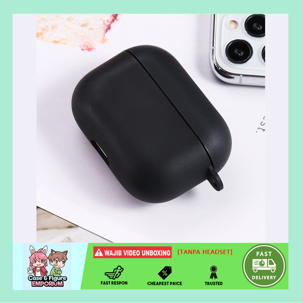 Jual Case Airpods Gen 1 2 3 Pro Model Black & Clear Bening Karakter ...