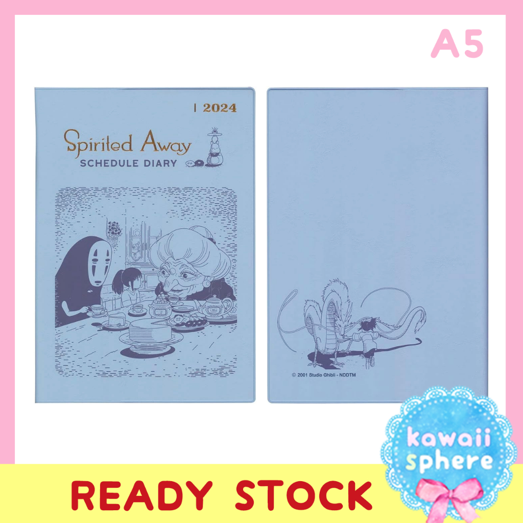 Jual Spirited Away 2024 Schedule Book A5 | Studio Ghibli Planner 2024 | Planner Spirited Away ...