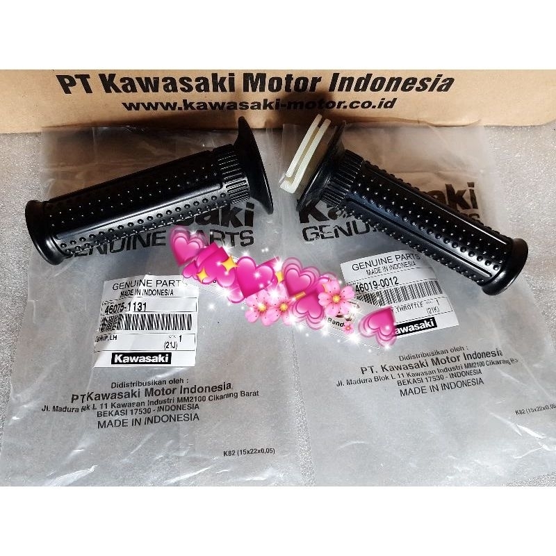 Jual Hand grip ninja ORI handfat ninja original kawasaki hancrop ninja ...