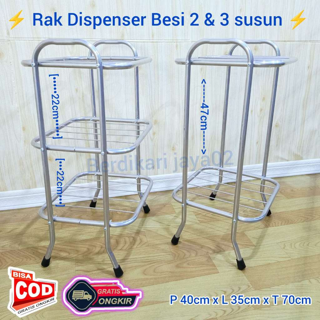 Jual RAK DISPENSER / DISPENSER AIR / TEMPAT GALON AIR BAHAN STAINLESS ...
