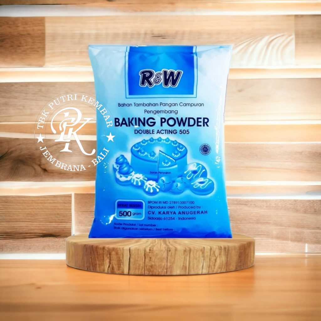 Jual Baking Powder Pengembang Kue Rajawali R&W RW Blue Extra 500 gr | Shopee Indonesia