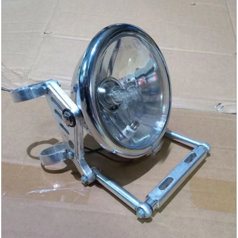 Jual Lampu depan Pesek set Kupingan Cnc Plat nomor cb gl pro max ...