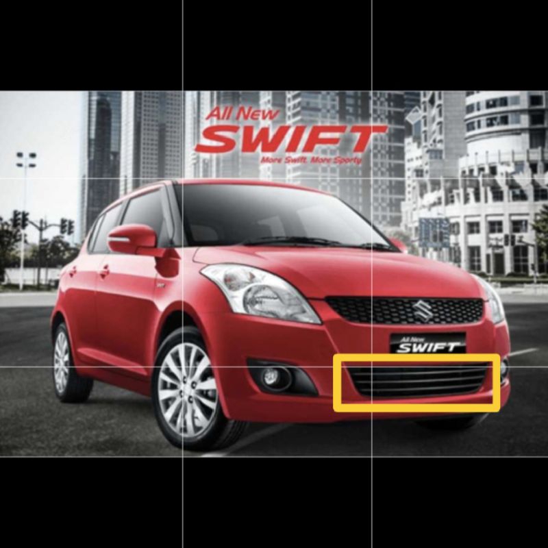 Jual GRILLE BUMPER BAWAH SUZUKI ALL NEW SWIFT 2012-2016 | Shopee Indonesia