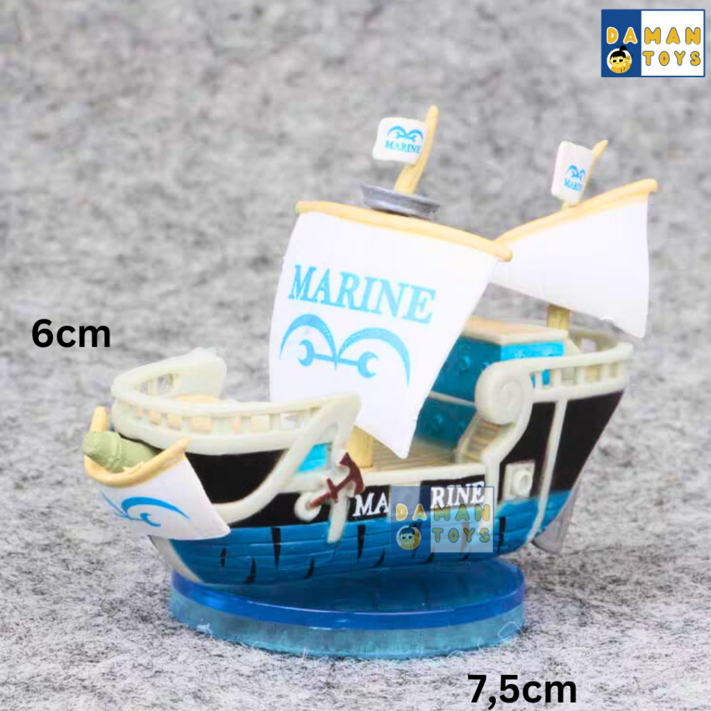 Jual Miniatur Kapal One Piece Going Merry Thousand Sunny Figure Ship ...